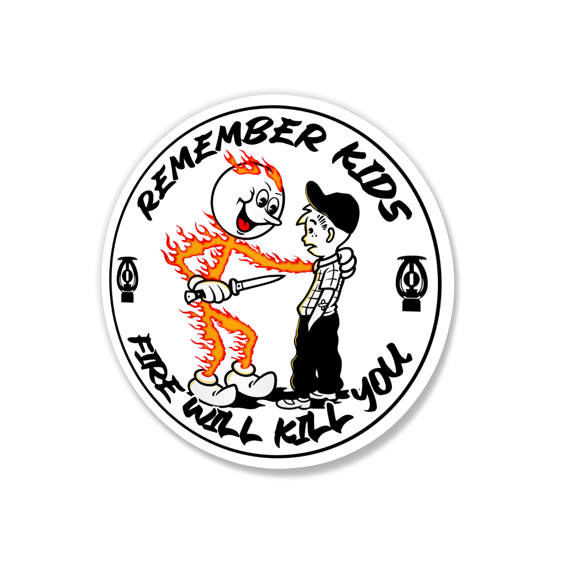 Fire Kills Sticker – Sprinkler Life