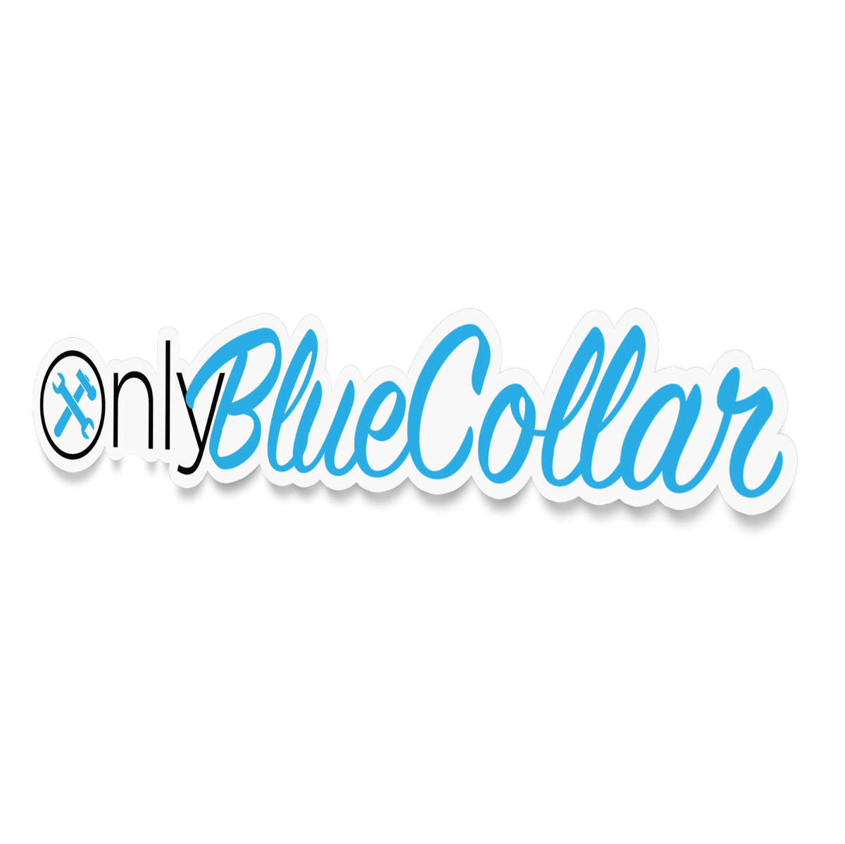 Only Blue Collar Sticker – Sprinkler Life