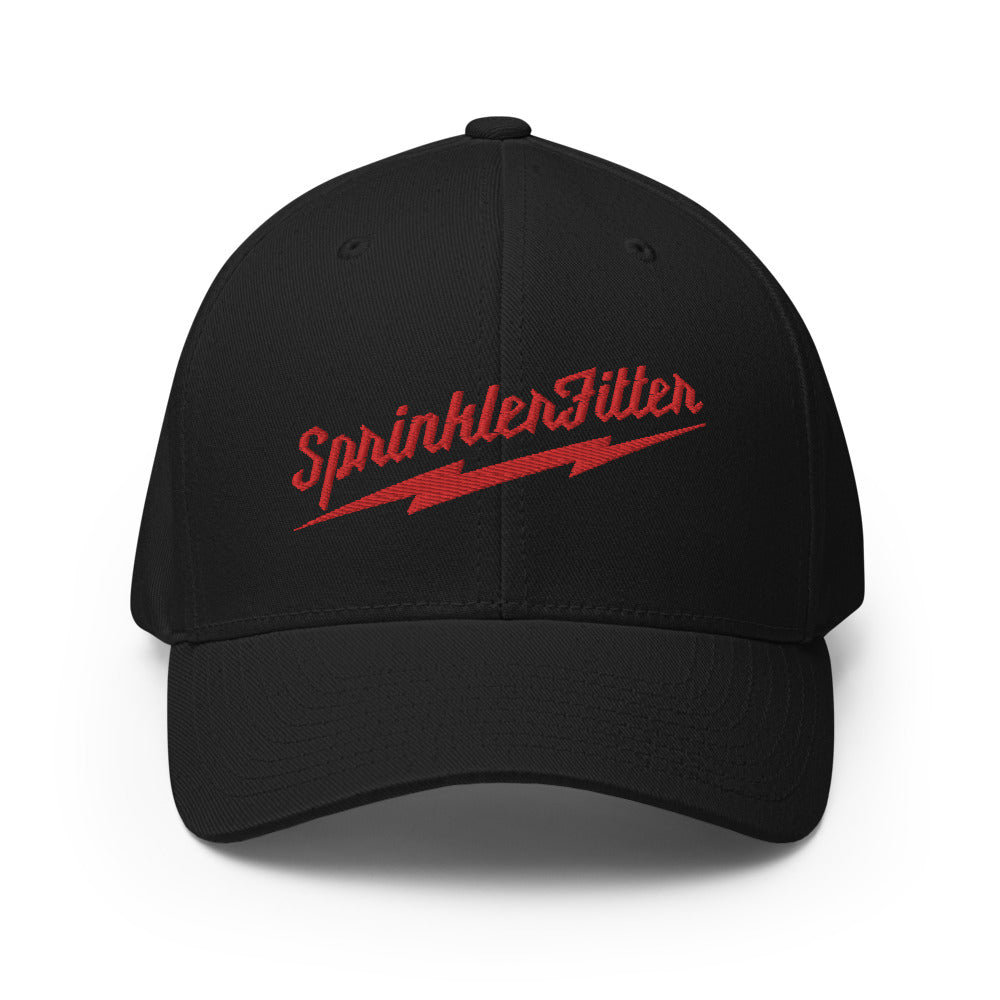 Red Bolt Flex Fit Hat – Sprinkler Life