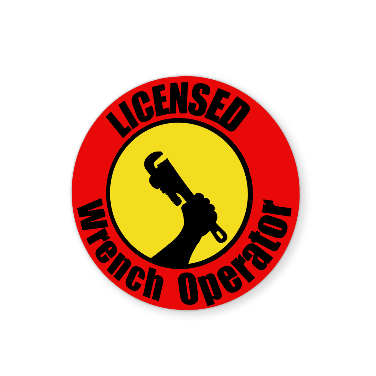 Wrench Operator Safety Sticker – Sprinkler Life